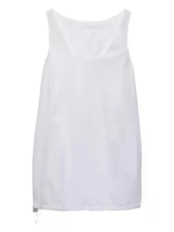 Prada Re-nylon Reversible Mini Dress - White