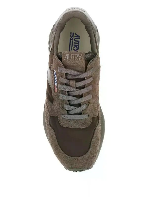AUTRY Reelwind Logo-patch Suede Sneakers