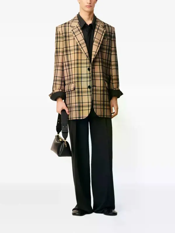 AMI Paris Checked Wool Jacket