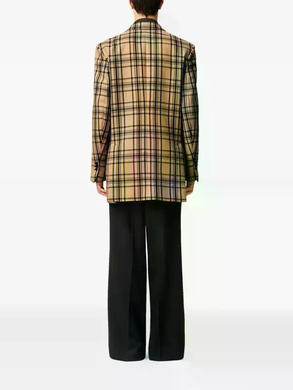 AMI Paris Checked Wool Jacket