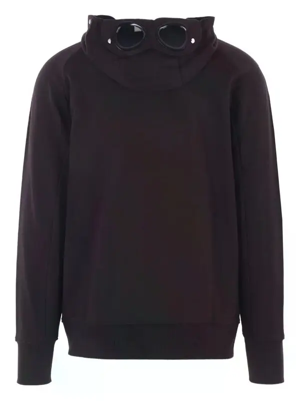 C.P. COMPANY Diagonal Raised Fleece Goggle Sweatshirt