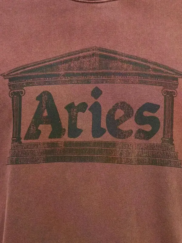 Aries Temple-print Sweatshirt