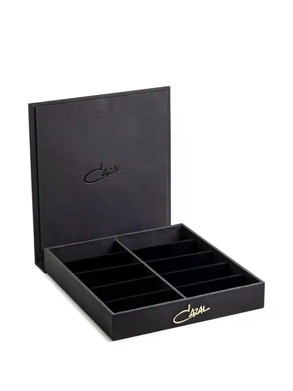 Cazal Leather Travel Case - Black
