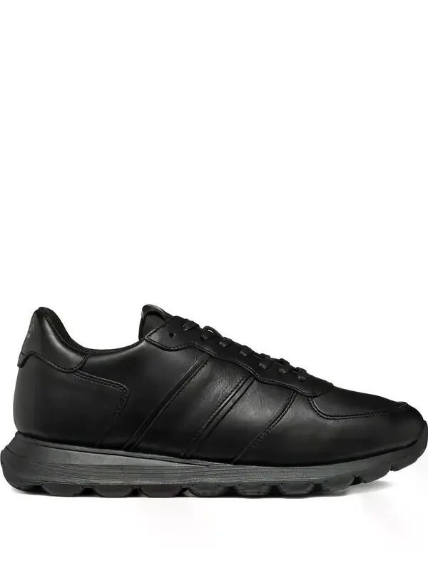 Geox Spherica Leather Panelled Sneakers