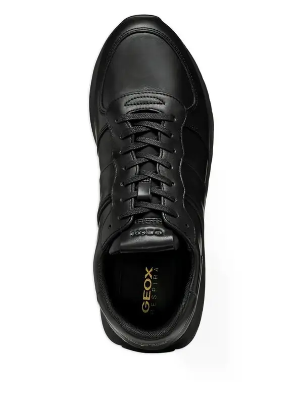Geox Spherica Leather Panelled Sneakers
