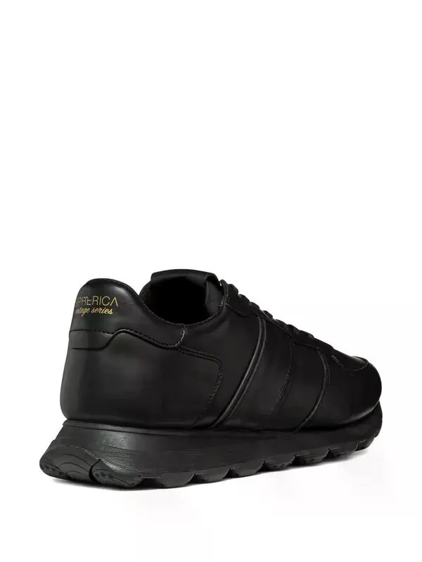 Geox Spherica Leather Panelled Sneakers