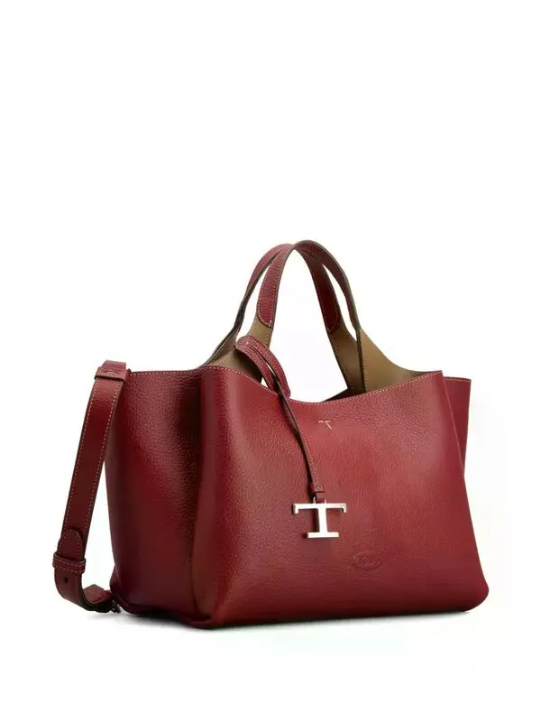 TOD'S Leather Tote Bag - Red