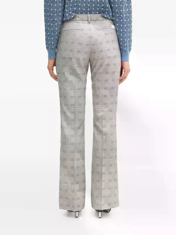 Kenzo Weave Flared Trousers