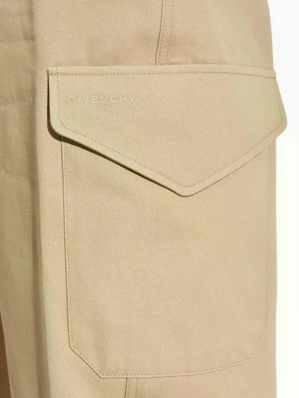 Givenchy Tapered Cargo Trousers - Neutrals
