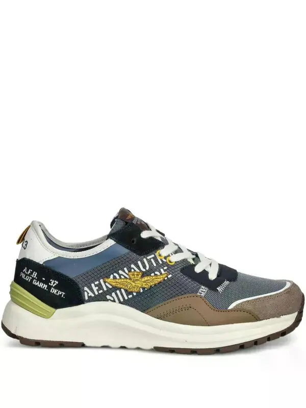 AERONAUTICA MILITARE Panelled Sneakers - Blue