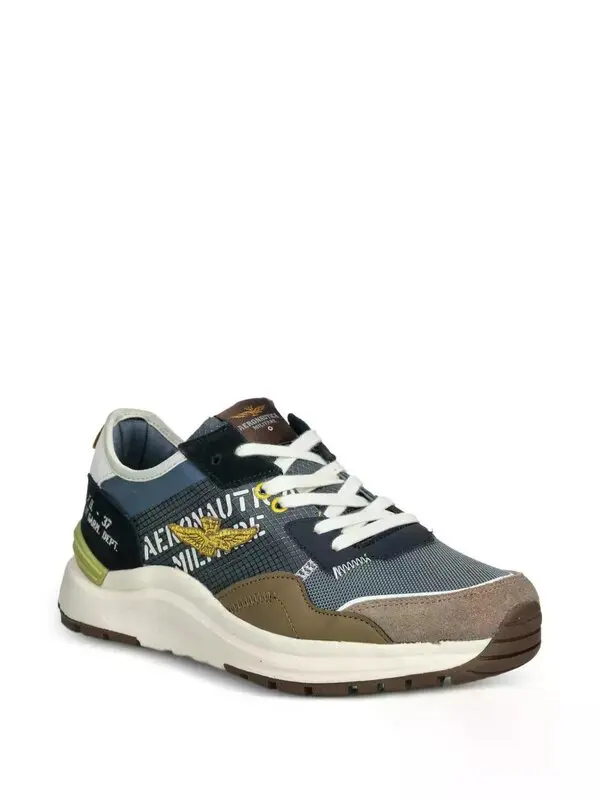 AERONAUTICA MILITARE Panelled Sneakers - Blue