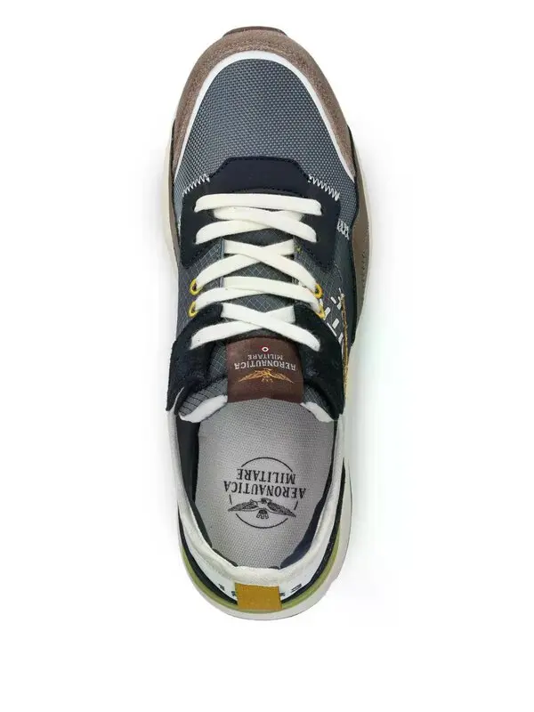 AERONAUTICA MILITARE Panelled Sneakers - Blue