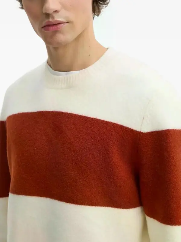 A.p.c. Striped Crew-neck Sweater