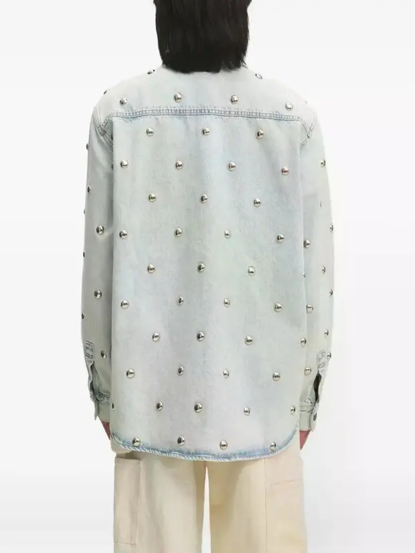 Fiorucci Studded Denim Shirt