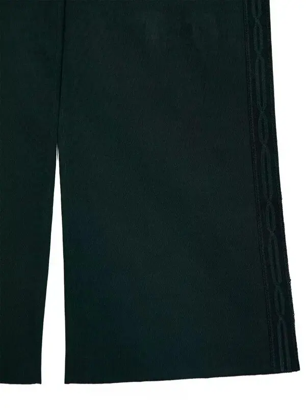 FERRAGAMO Ribbed Side-lace Trousers