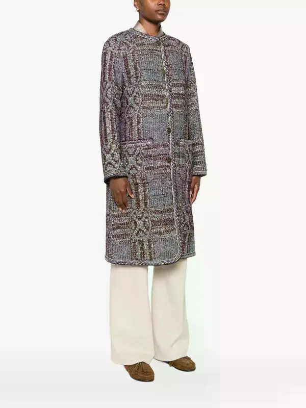Etro Bouclé Jacquard Coat