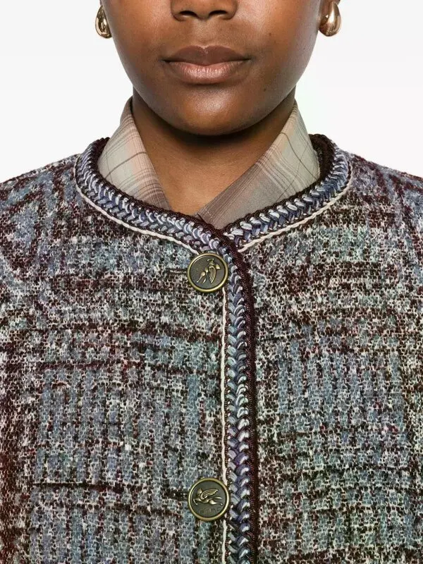 Etro Bouclé Jacquard Coat