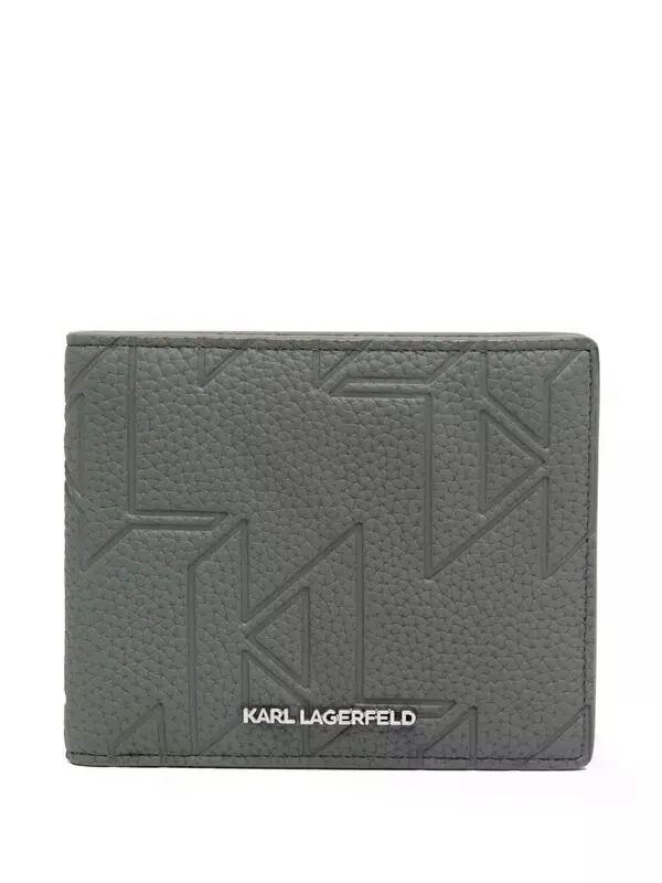 Karl Lagerfeld Urban Monogram Wallet - Grey