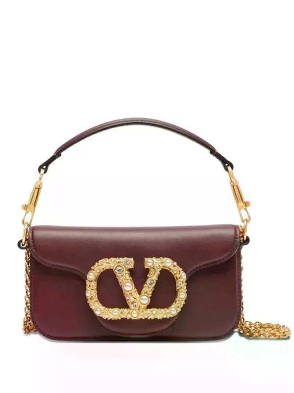 Valentino Garavani Locò Shoulder Bag - Red
