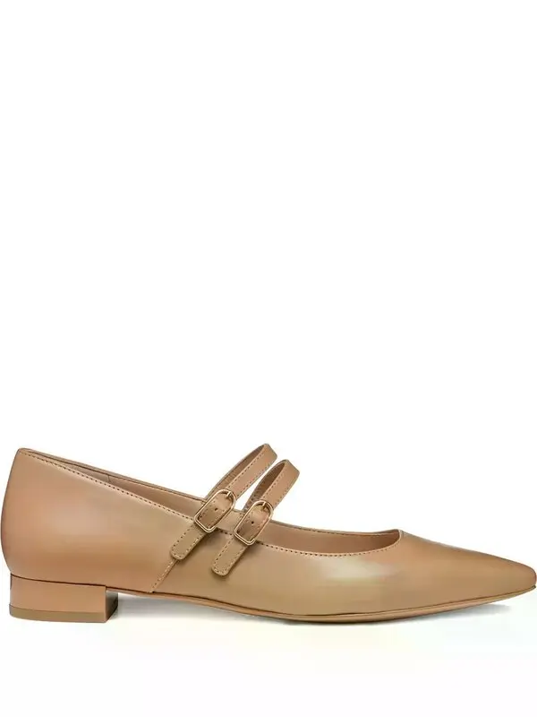 Geox Double-buckle Pointed-toe Flats