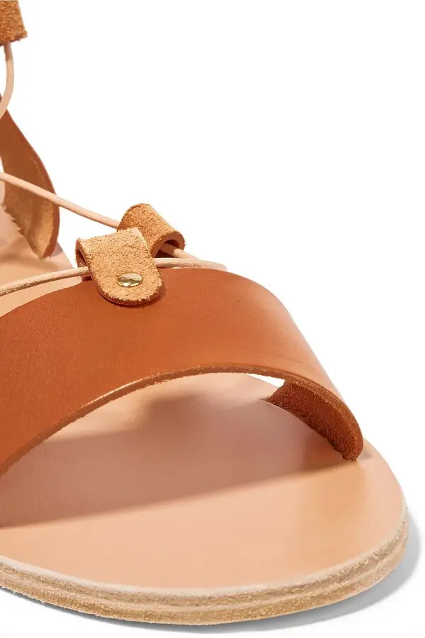 ANCIENT GREEK SANDALS Thebes Lace-up Leather Sandals