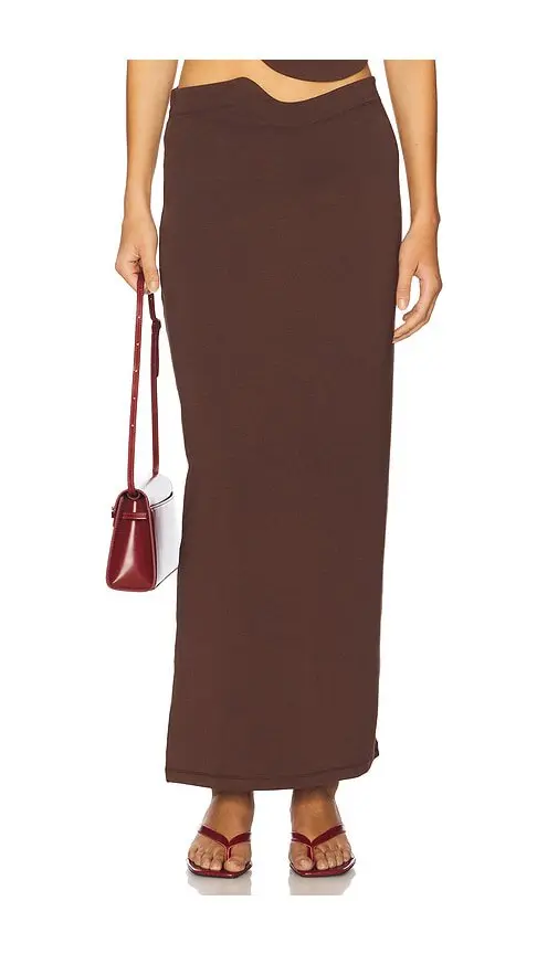 Lna Naomi Skirt - Brown