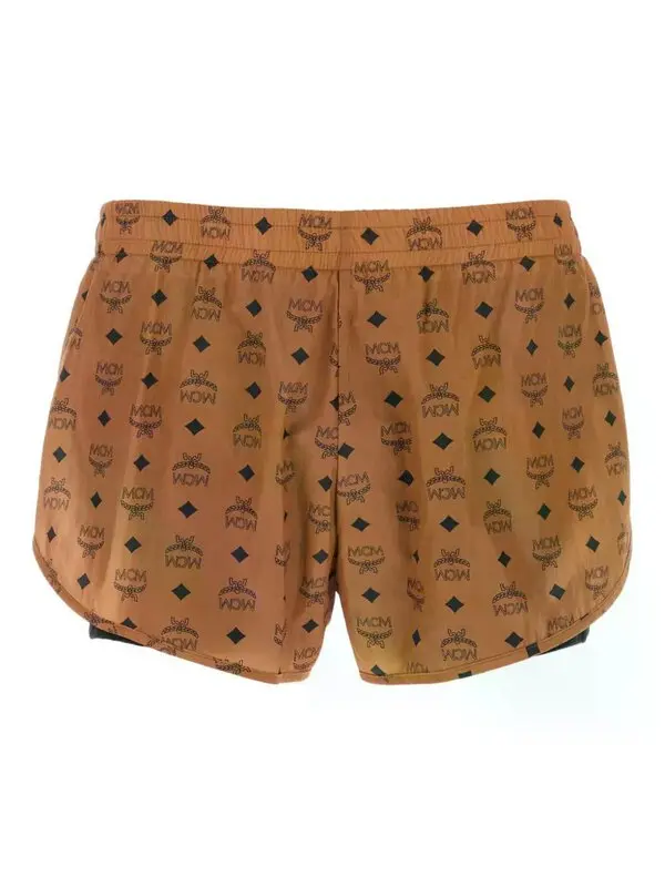 Mcm Logo-print Layered Shorts