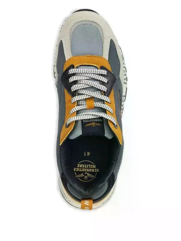 AERONAUTICA MILITARE Logo-embroidered Sneakers