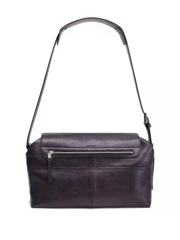 LEMAIRE Week-end Gear Leather Shoulder Bag - Brown