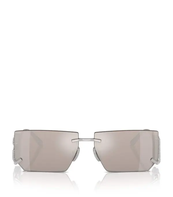 Dolce & Gabbana Mirrored Sunglasses - Silver