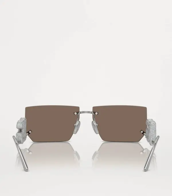 Dolce & Gabbana Mirrored Sunglasses - Silver