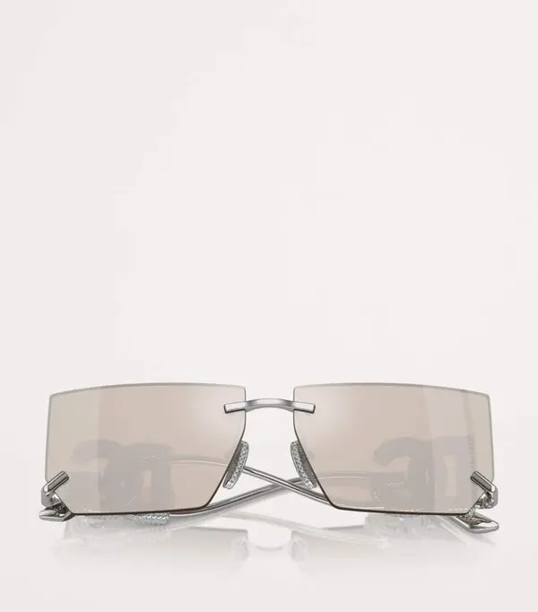 Dolce & Gabbana Mirrored Sunglasses - Silver