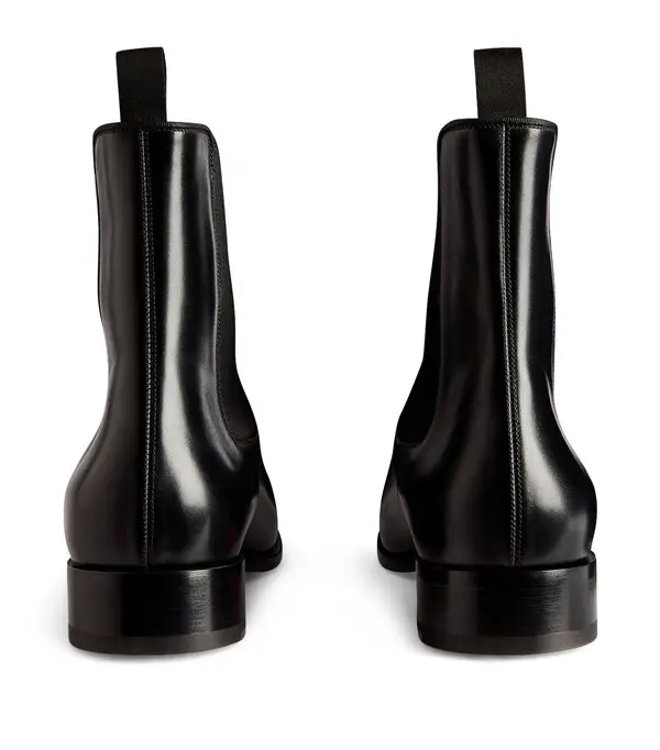 CHRISTIAN LOUBOUTIN Samson Leather Chelsea Boots - Black