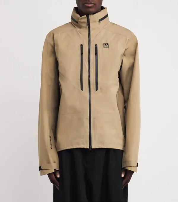 66 North LjóSufjöLl Gore-Tex Jacket In Brown - 50% Off | Editorialist