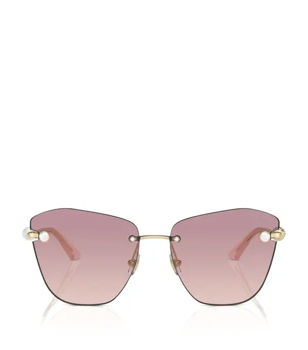 JIMMY CHOO Metal Sunglasses Jc4004hb - Gold