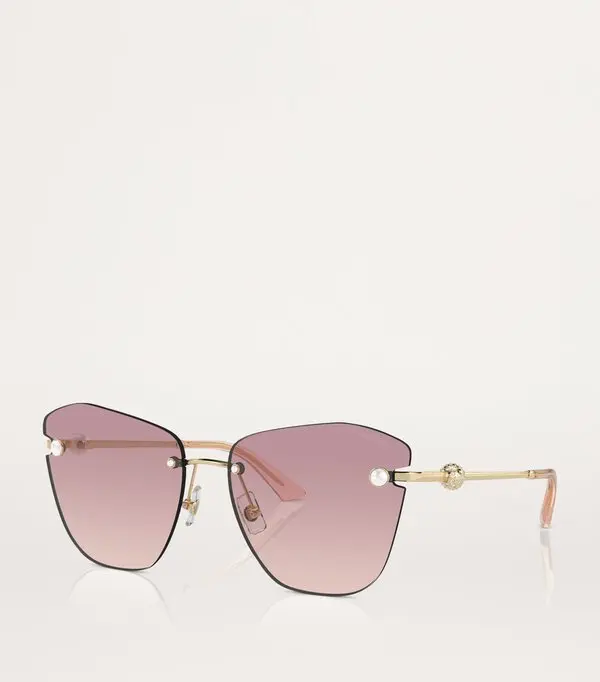 JIMMY CHOO Metal Sunglasses Jc4004hb - Gold