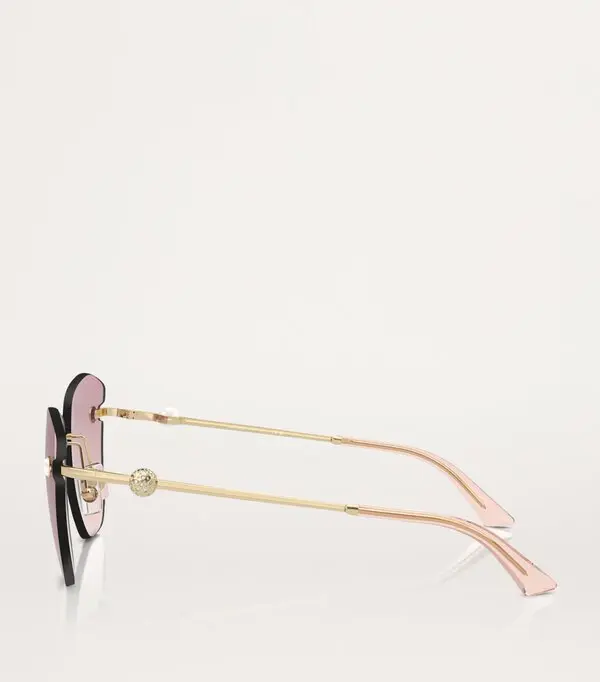 JIMMY CHOO Metal Sunglasses Jc4004hb - Gold