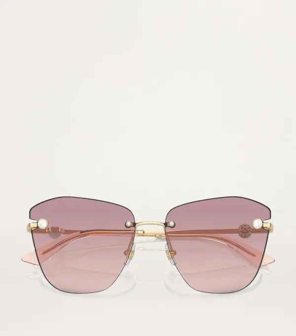 JIMMY CHOO Metal Sunglasses Jc4004hb - Gold