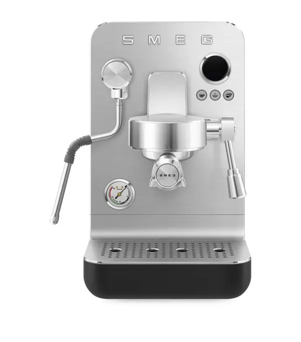 SMEG Emc02blmuk Mini Pro Espresso Machine - Black