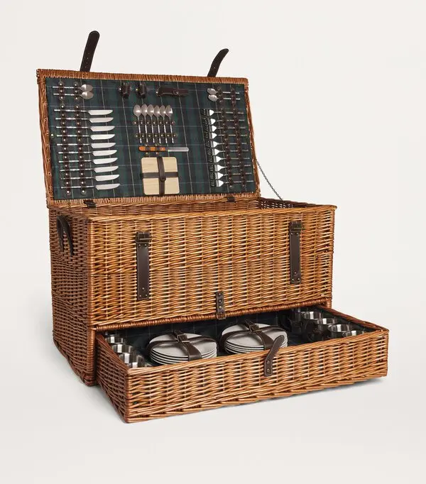LES JARDINS DE LA COMTESSE Champs Elysées Picnic Basket And Dining Set