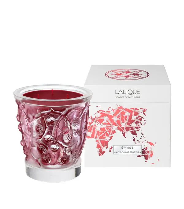 Lalique Pines Scented Candle - Clear