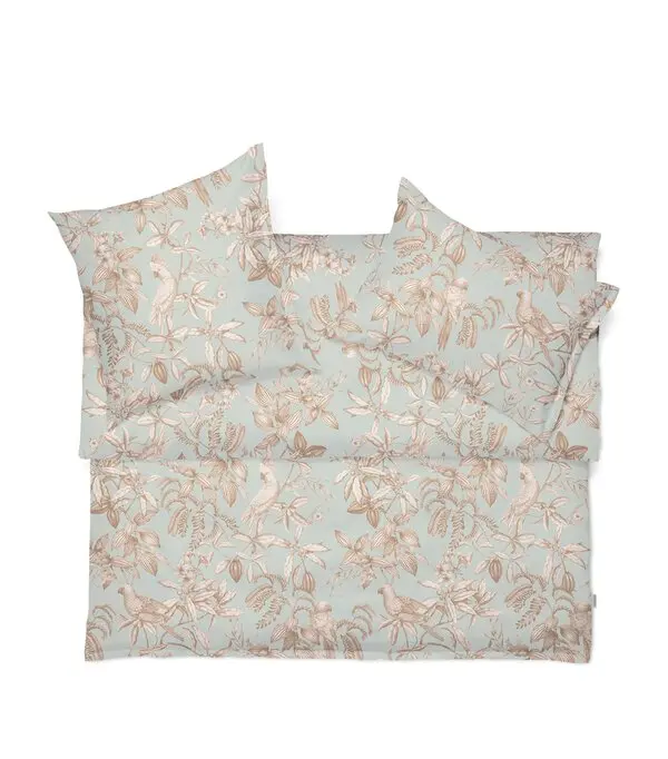 SCHLOSSBERG Cotton Sateen Calypso Oxford Pillowcase - Green