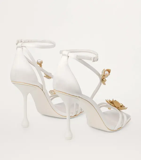 JIMMY CHOO Zea 95 Heeled Sandals - White