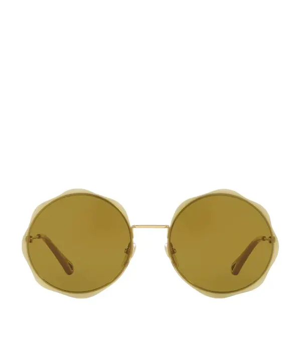 Chloé Metal Sunglasses - Gold