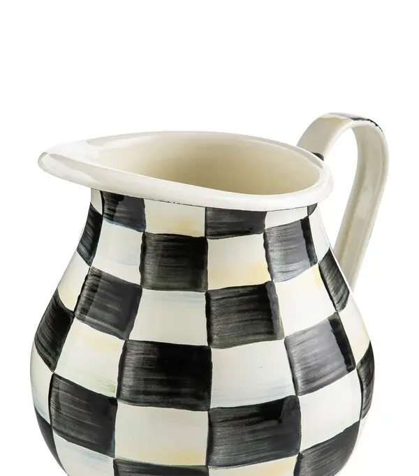 MACKENZIE-CHILDS Courtly Check Pitcher - Black