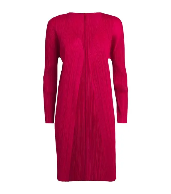 Issey Miyake Longline Cardigan - Pink