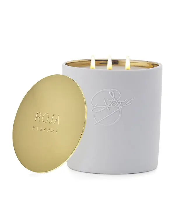 ROJA Rose De Mai 3-wick Candle - White
