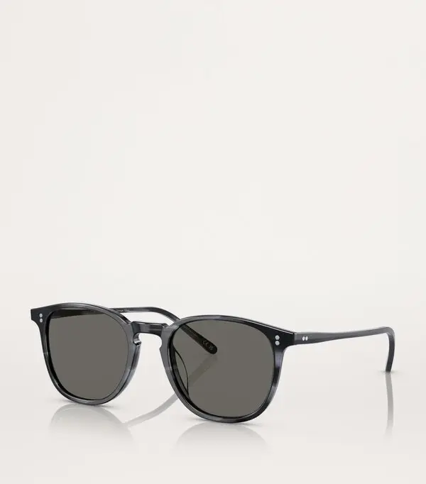 Oliver Spencer Round Frame Sunglasses - Blue