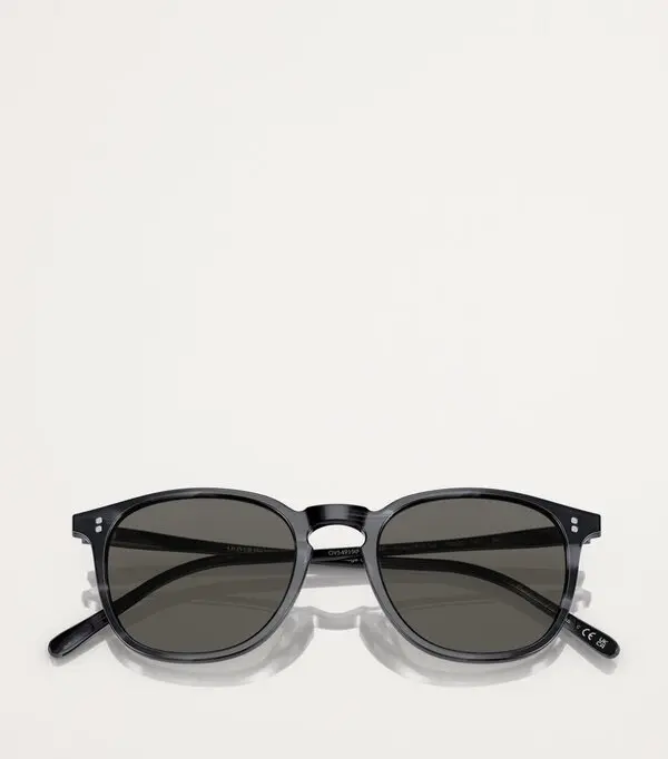 Oliver Spencer Round Frame Sunglasses - Blue