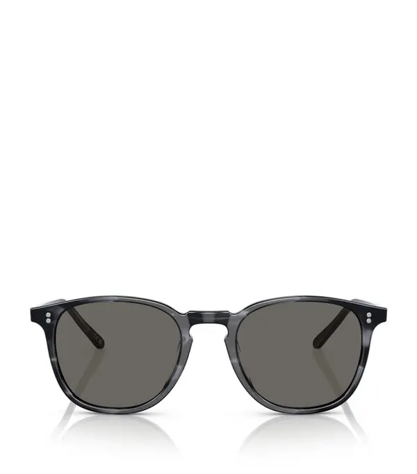 Oliver Spencer Round Frame Sunglasses - Blue